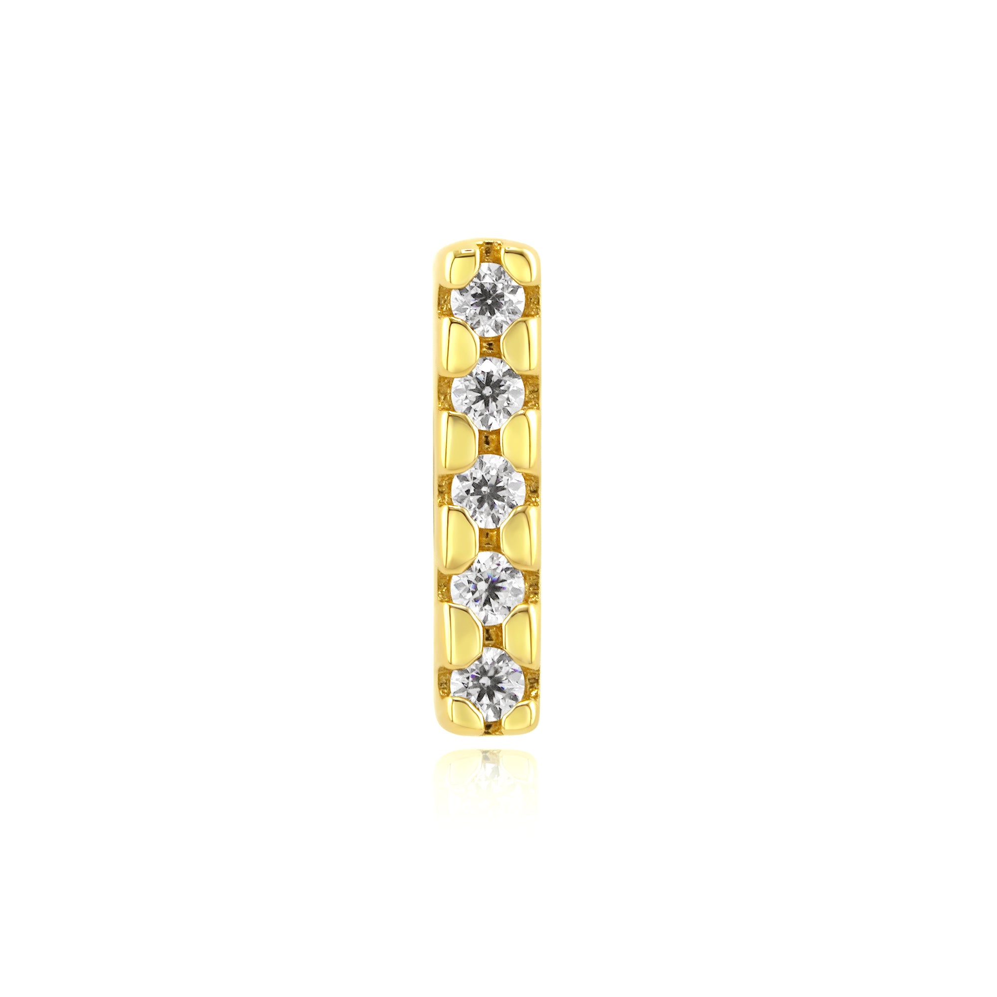 Pinnacle – 14k Gold Threadless End with CZ Piercing Gems – EPOCH BODY ...